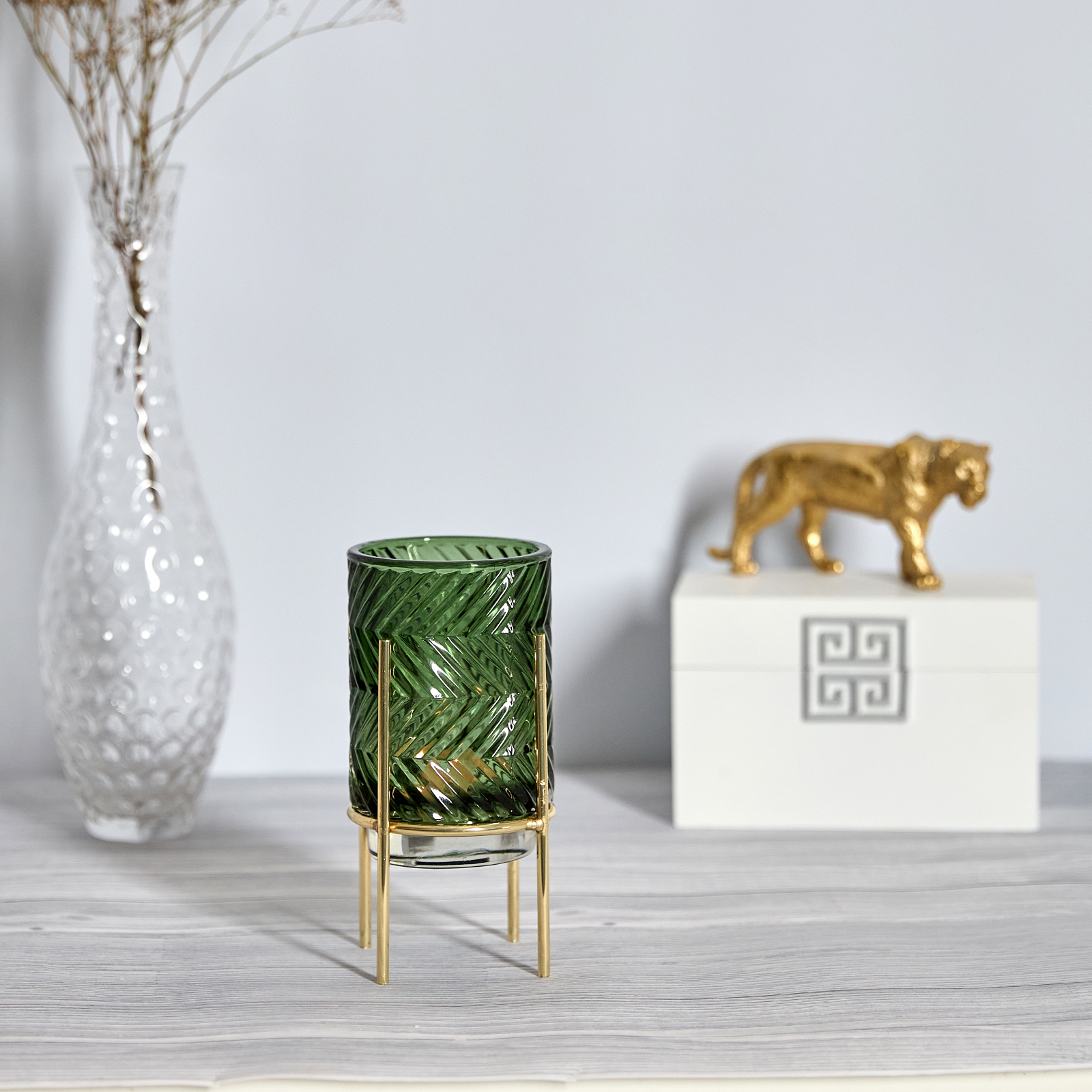 Подсвечник Lentina Зеленый купить по цене от руб.